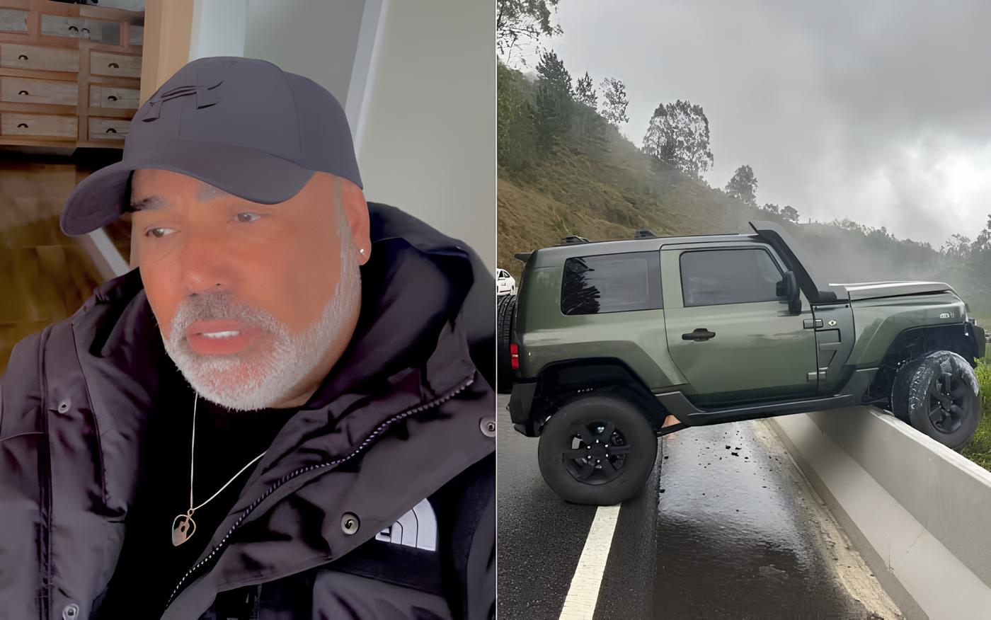Rick Sollo, da dupla Rick e Renner, sofre acidente de carro. Veja vídeo ...